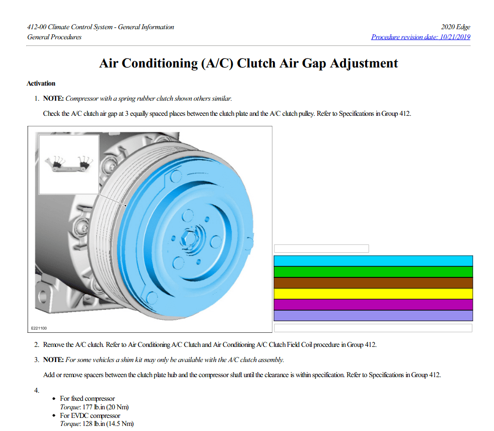 FORD Edge CD539 Workshop Manual (2015–2020) | PDF